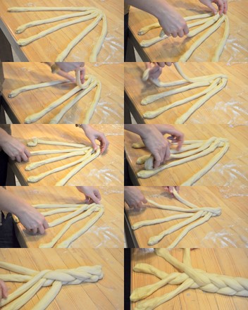 How to Braid Challah: Three, Four and Five Strand Braids - Baking Bites