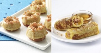 Blue Ribbon Reuben Spam Roll-Ups - Baking Bites