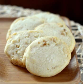 Lemon, Ginger & White Chocolate Slice n' Bake Cookies - Baking Bites