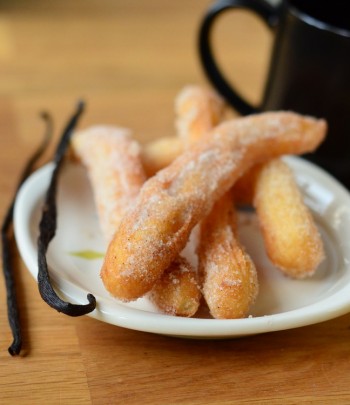 Vanilla Bean Mini Churros - Baking Bites